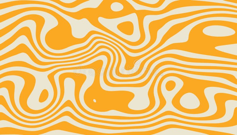 Abstract Horizontal Background with Flowing Wavy Stripes. Smooth Fluid ...