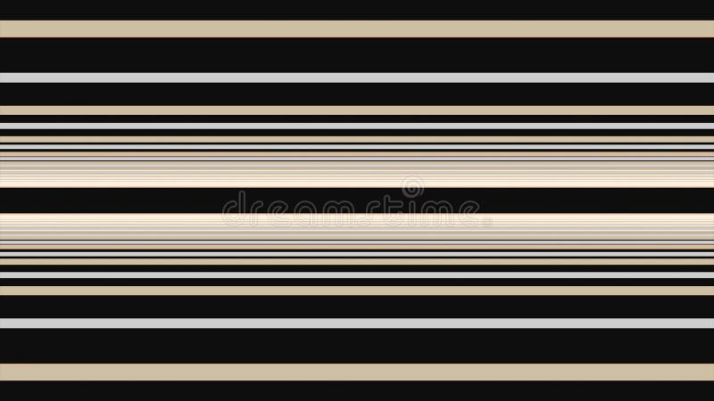 Abstract Horizontal Beige Lines Moving Up and Down on Black Background ...