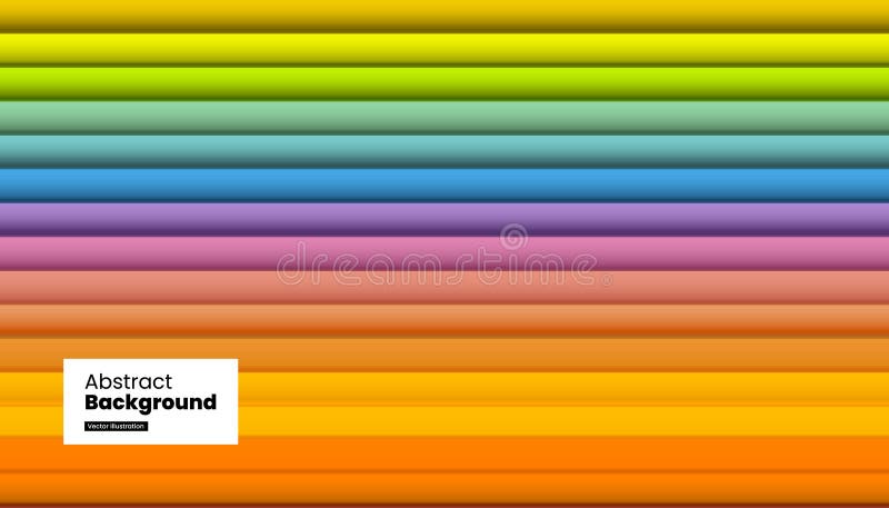Abstract Horizontal Colorful Background Design Stock Illustration ...