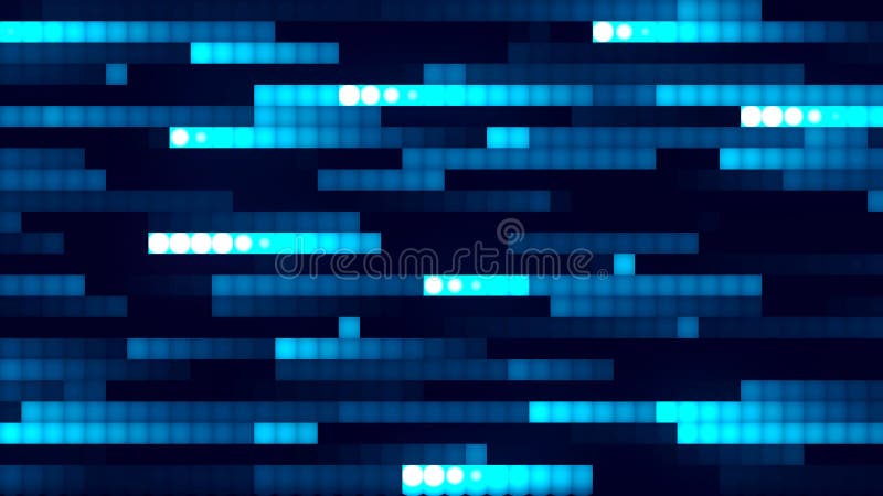 Abstract Horizontal Glowing Color Lines. Multicolored Horizontal Linear ...