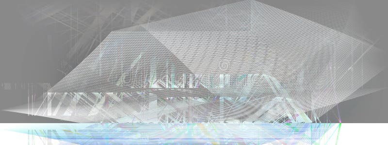 Abstract Horizontal Grid Background Stock Illustration - Illustration ...