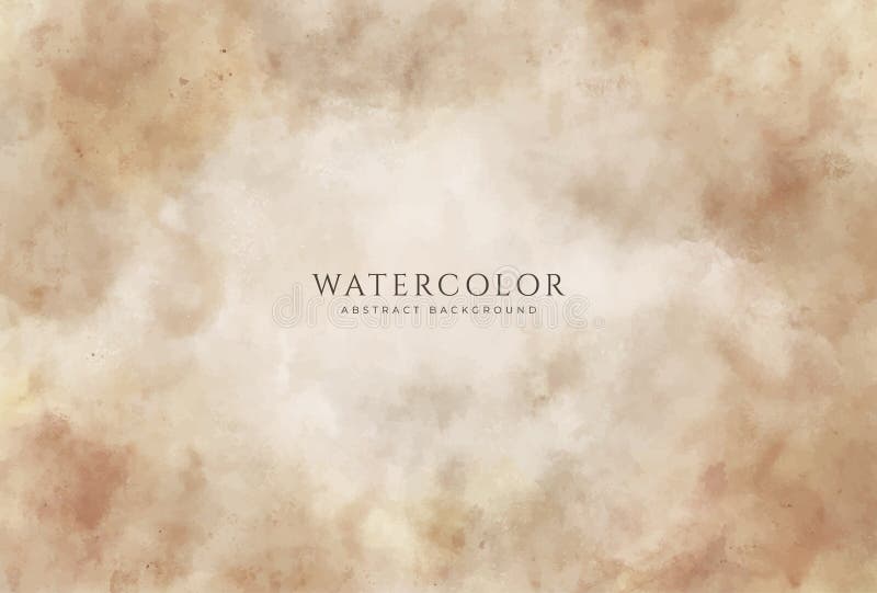 Abstract Horizontal Grunge Watercolor Background. Neutral Light Colored ...