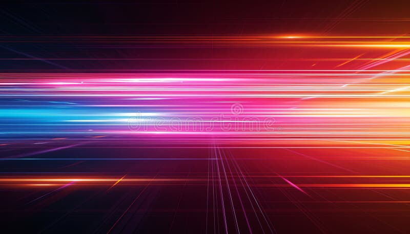 Red Horizontal Light Effect of Lens Flares Stock Vector - Illustration ...