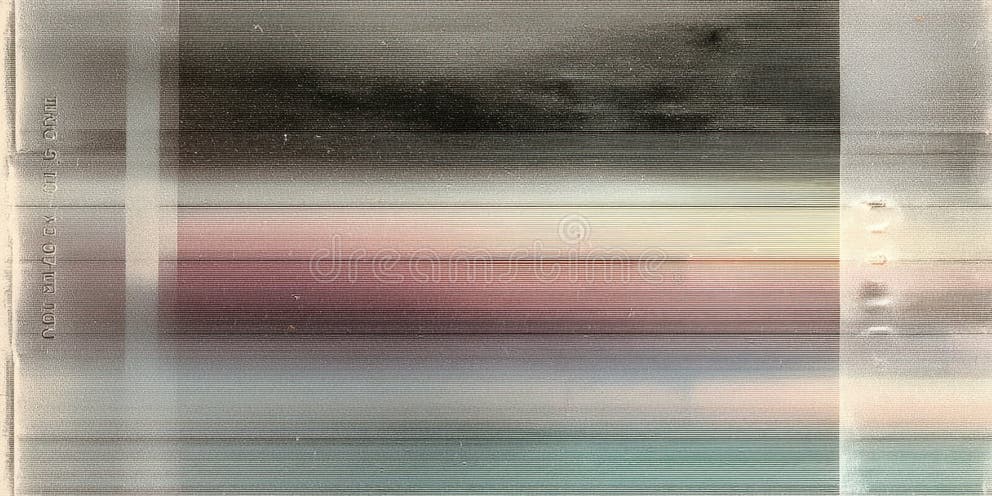 Abstract Horizontal Lines And Gradient Colors Creating A Dynamic Visual Effect Stock