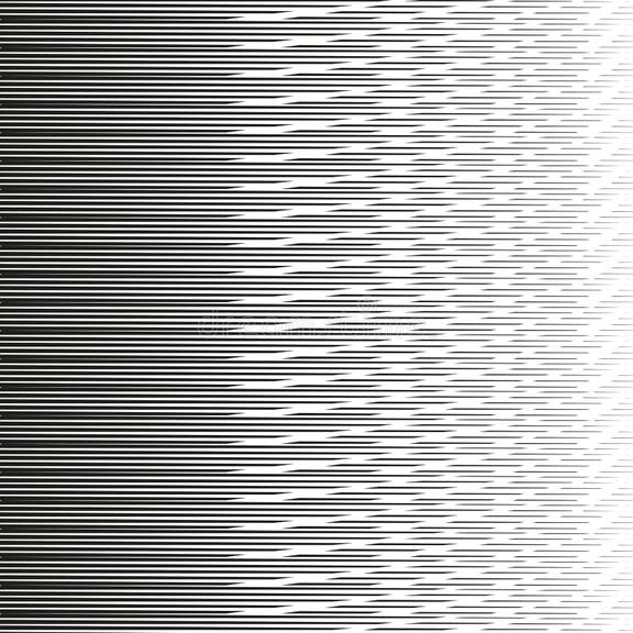 Abstract Horizontal Lines Pattern. Black and White Gradient. Dynamic ...