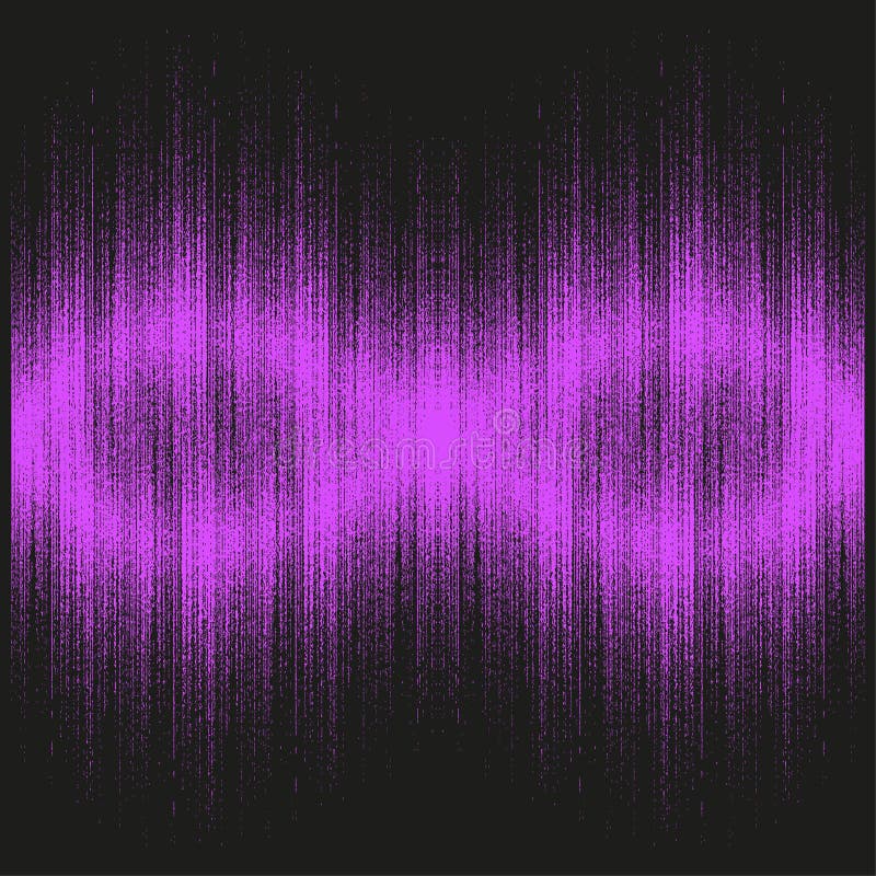 Abstract Horizontal Lines. Sound Wave Pattern. Purple Digital Equalizer ...