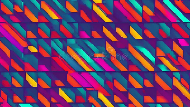 Abstract Horizontal Multicolored Gradient Background from Geometric ...