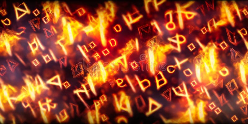 Fire Runes Stock Illustrations – 1,006 Fire Runes Stock Illustrations ...