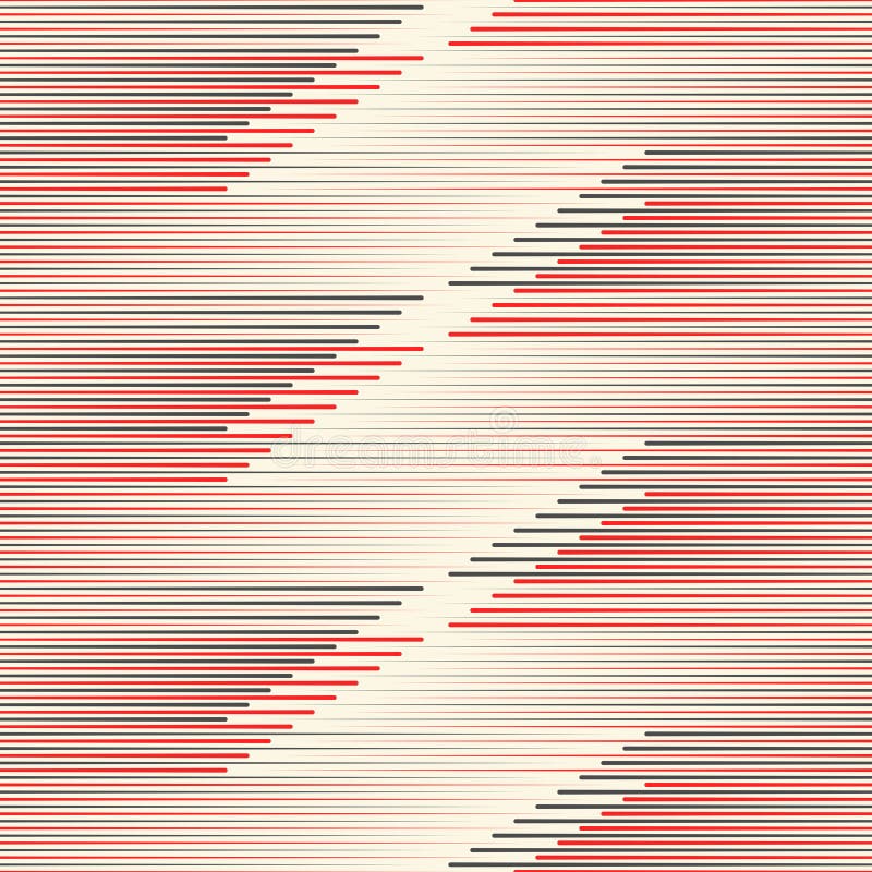 Abstract Horizontal Stripe Background. Seamless Geometric Patter Stock ...