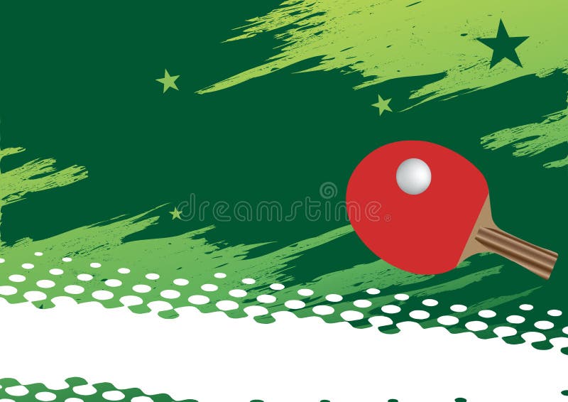Abstract Horizontal Table Tennis Banner Stock Vector - Illustration of ...