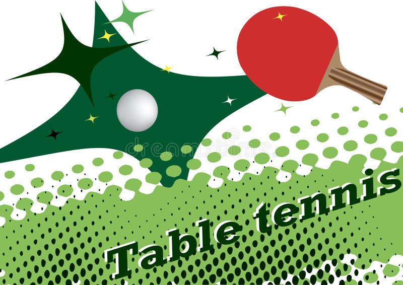 Abstract Horizontal Table Tennis Banner Stock Vector - Illustration of ...