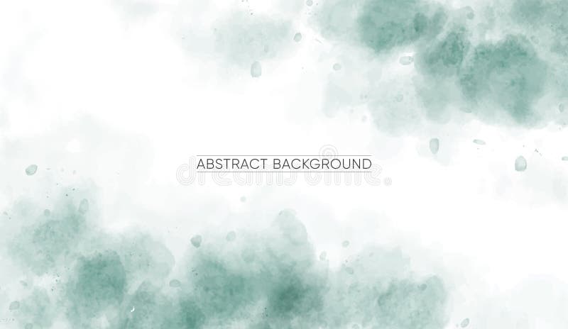 Abstract Horizontal Watercolor Background. Neutral Light Colored Empty ...