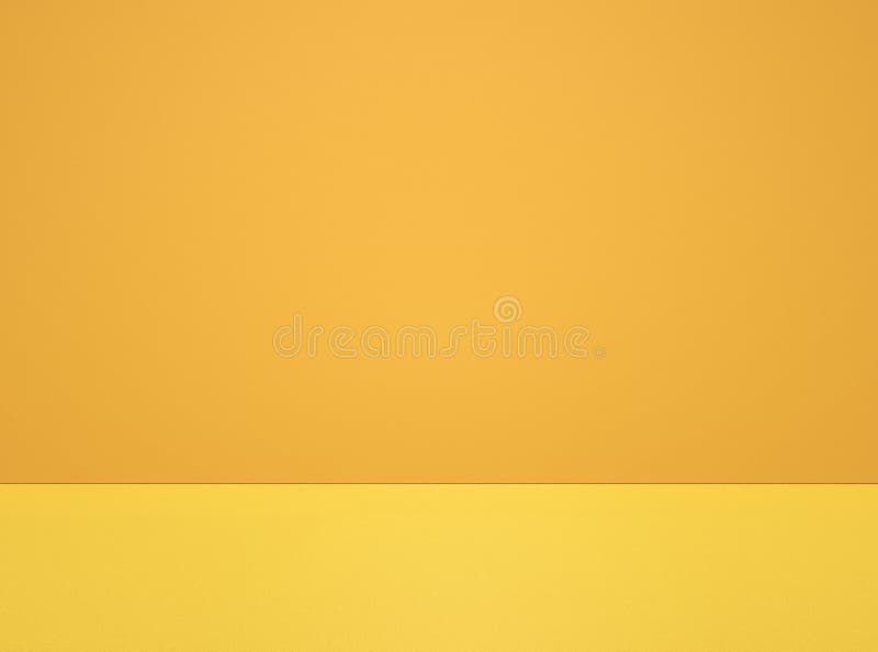 Abstract Horizontally Divided Two Yellow Tone Retro Background Stock ...