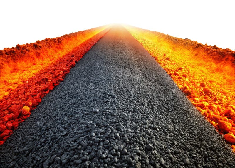 Abstract Hot Asphalt Texture a Detailed Road Construction Background ...