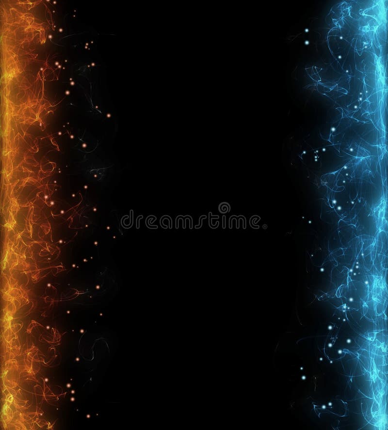Abstract Hot Cold Vertical Background Stock Illustration - Illustration ...