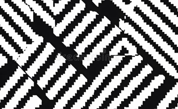 Abstract Houndstooth Pattern Seamless Texture Stock Illustration - Illustration of fabric ...