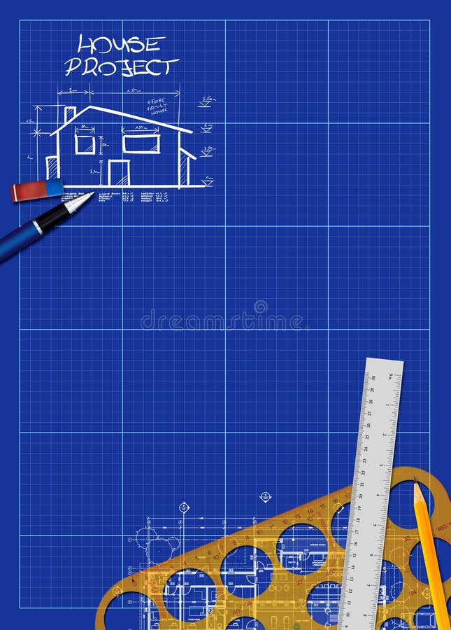 House project background stock illustration. Illustration of paper ...
