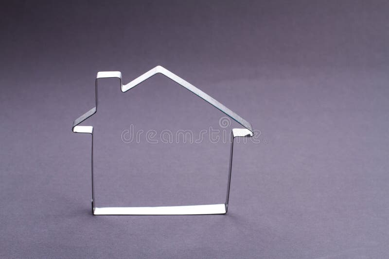 Abstract House Design Concept. Stock Image - Image of metalic, building ...
