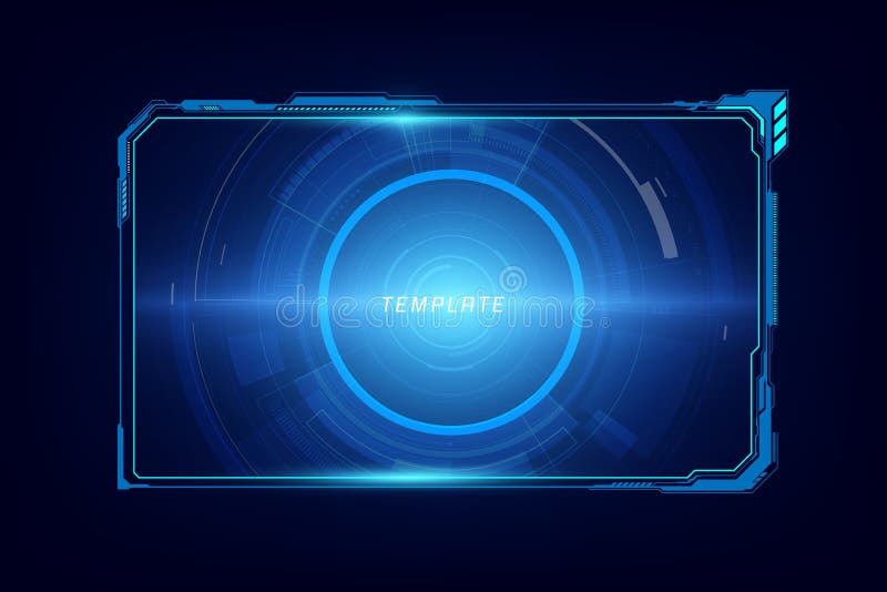 Abstract Hud Ui Gui Future Futuristic Screen System Virtual Design ...