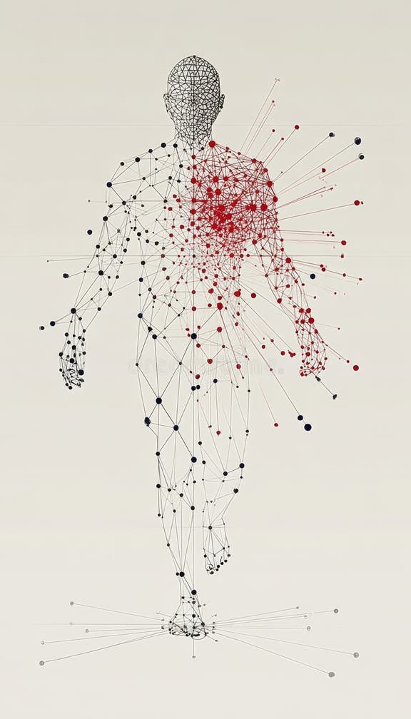 Abstract Human Body Visualization with Point Network Integration and ...