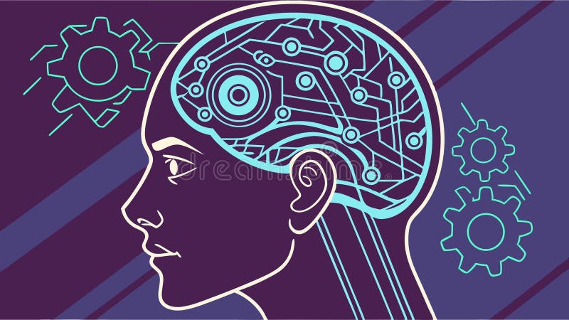 Human Brain with Gears, Mind Technology, Artificial Intelligence, AI ...