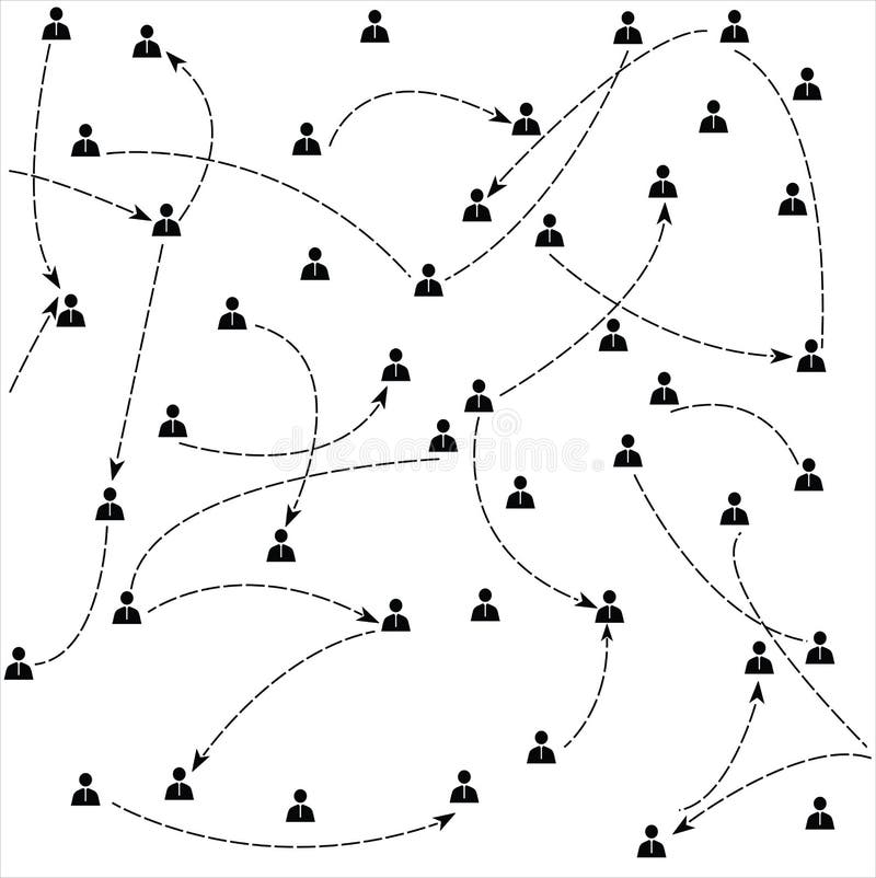 Abstract Human Connection Model Vector You Stock Illustrations – 11 ...