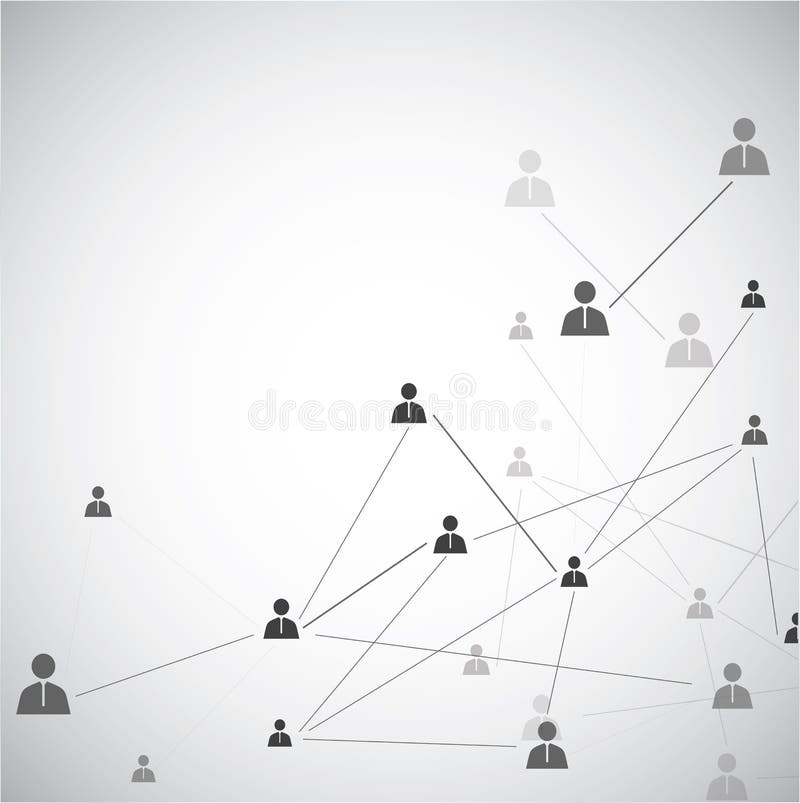 Abstract human connection stock vector. Illustration of business - 46840347