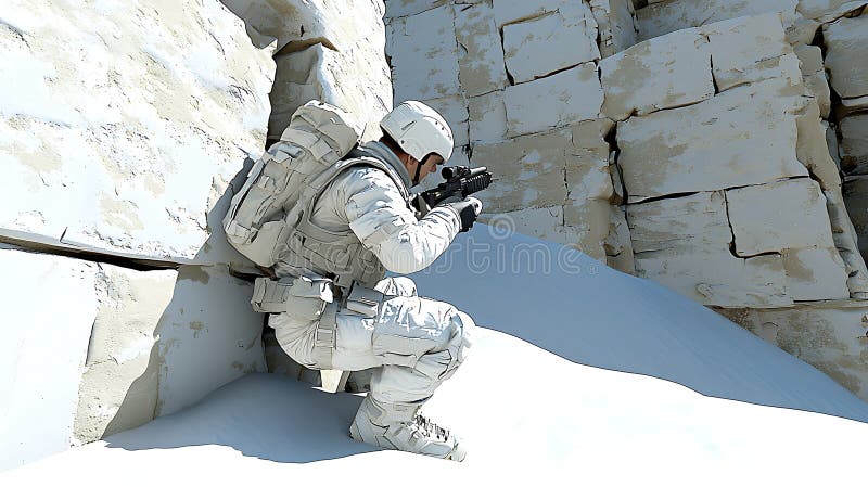 Abstract Human Figure Climbing Sculpture in Modern Setting Stock ...