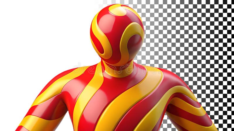 Abstract Human Figure, Stylized Character for Modern and Conceptual ...