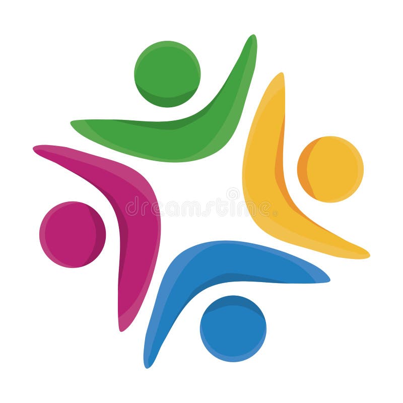 Abstract Human Figures Design Stock Vector - Illustration of reminder ...