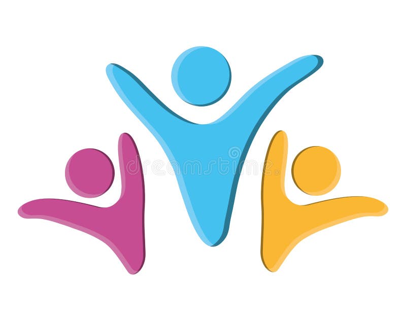 Abstract Human Figures Design Stock Vector - Illustration of theme ...