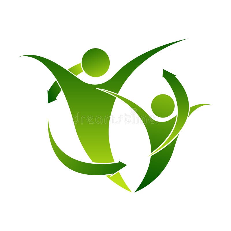 Abstract Human or People Vector Icon and Symbol Design Stock Vector ...