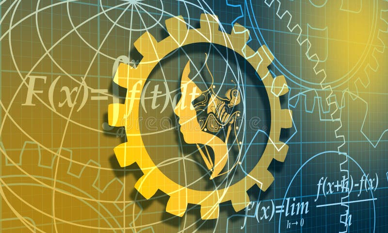 Abstract humanoid robot stock illustration. Illustration of high ...