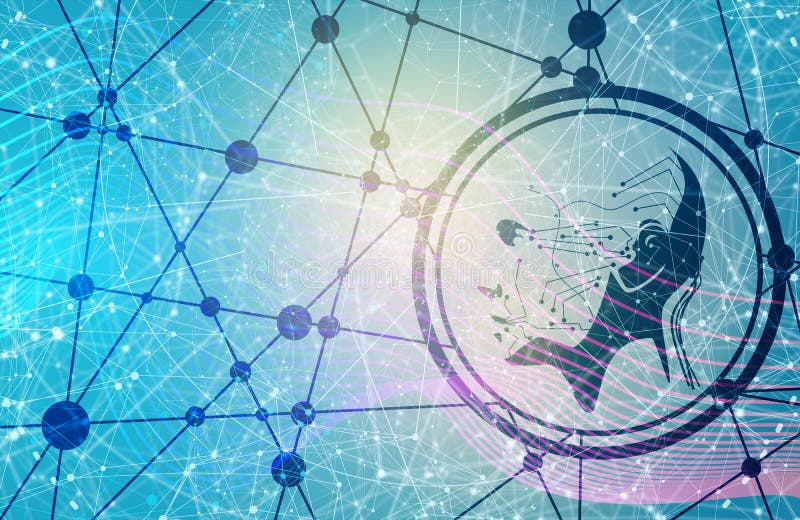 Abstract humanoid robot stock illustration. Illustration of humanoid ...