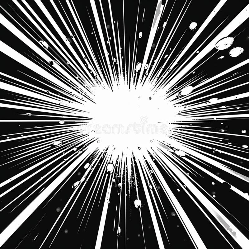 Abstract Humor Black Comic Zoom Creates a Visually Striking Impact ...