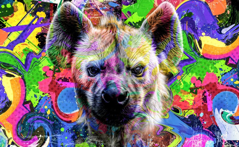 Abstract Hygiene on a Bright Colorful Background Color Art Stock ...