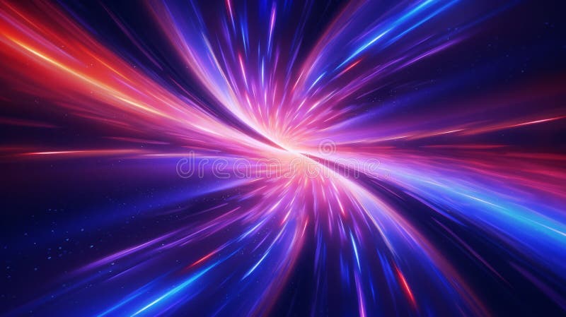 Abstract Hyper Zoom Vortex with Cosmic Phenomena Stock Illustration ...