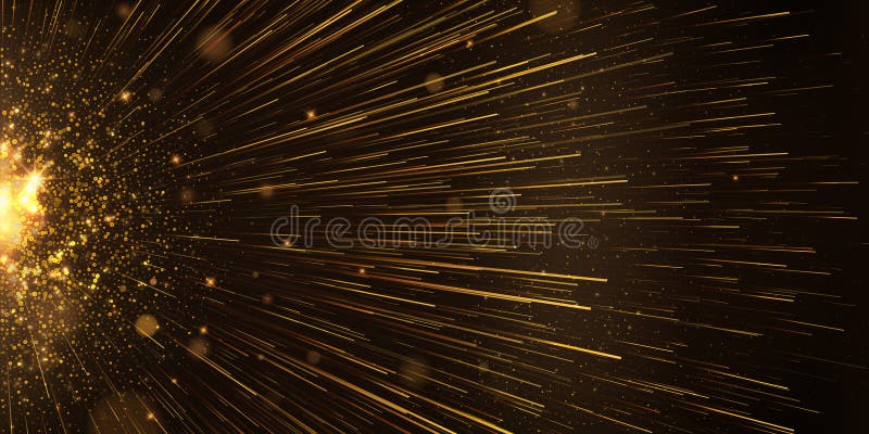 Abstract Hyperspace Glowing Line Explosion Effect Stock Vector ...