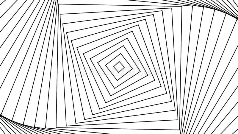 Hypnotic Squares and Circles Background Stock Illustration ...