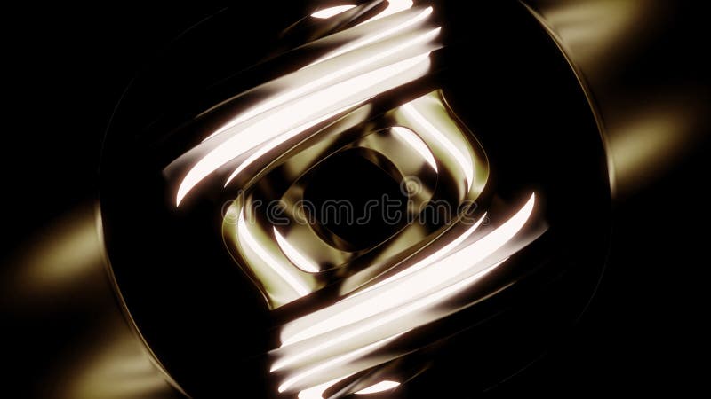 Abstract Hypnotic Spiral Shape in Endless Motion. Design. Twisted ...