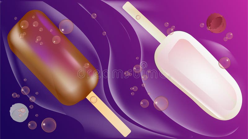 Abstract ice cream stock vector. Illustration of chocolate - 223084666