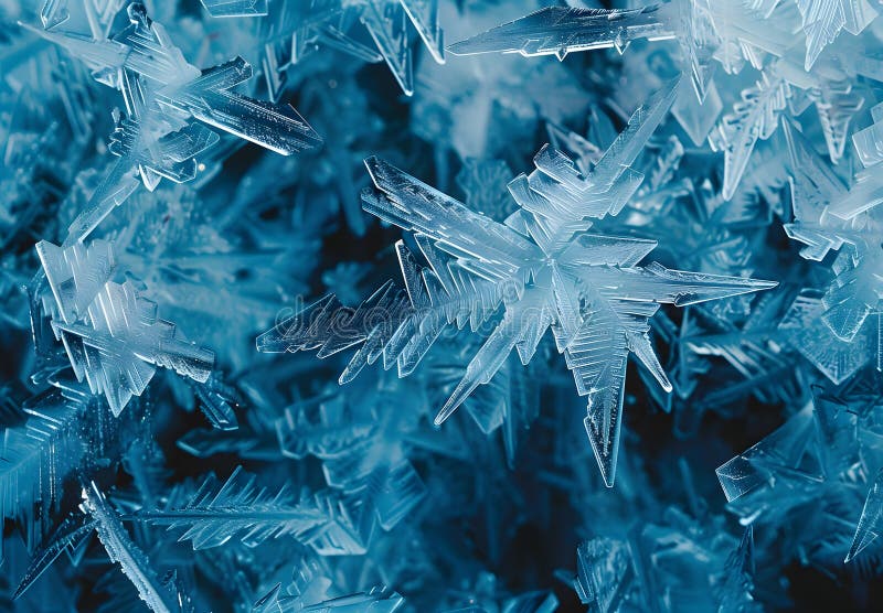 Abstract Ice Crystal Background Texture Stock Illustration ...