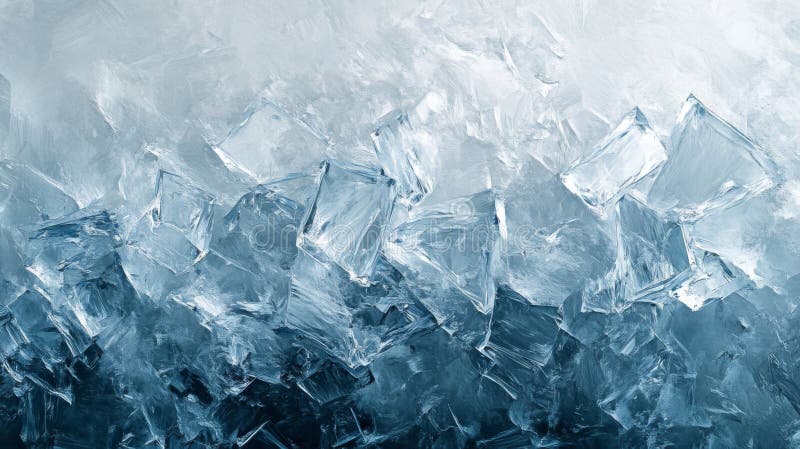 Abstract Ice Cubes Cold Winter Frozen Texture Stock Illustration ...