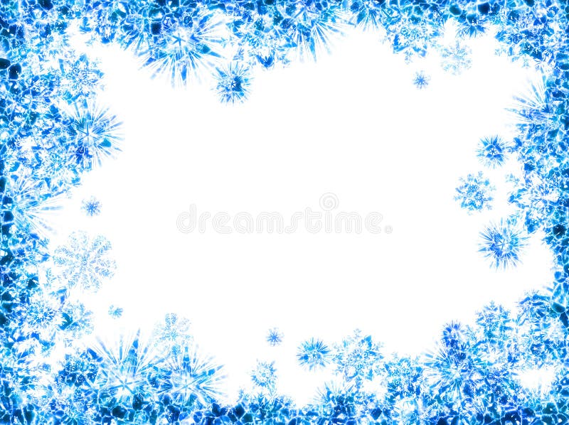 Abstract ice frame stock illustration. Illustration of crystals - 62736881