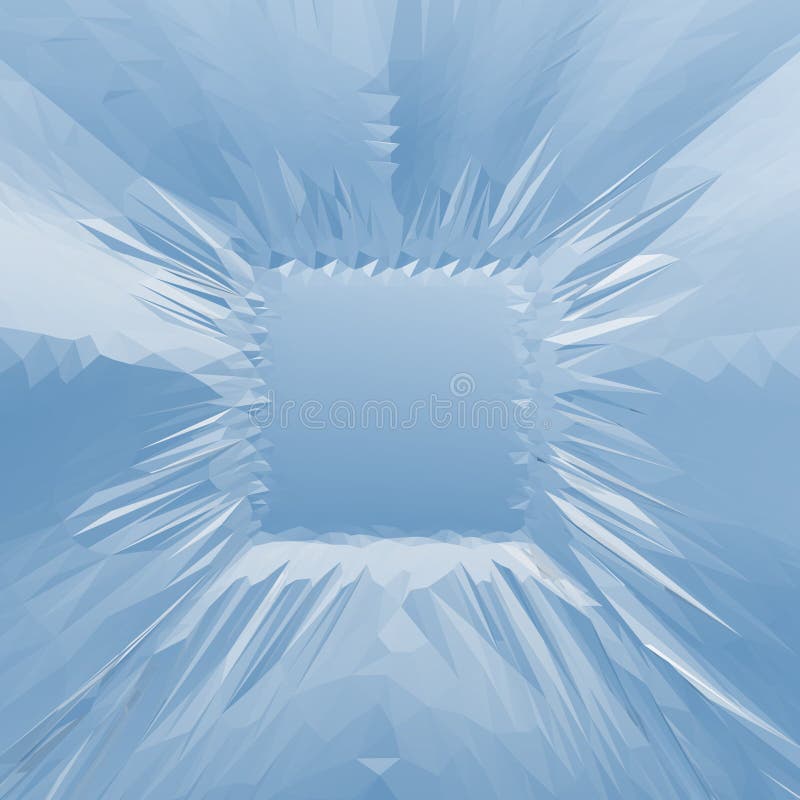Abstract ice frame. stock illustration. Illustration of faceted - 57735595