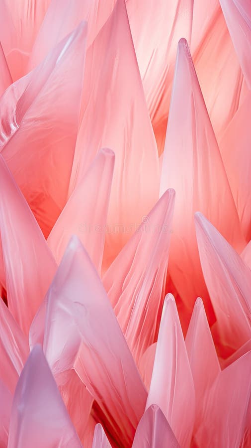 Abstract Ice Pink Background. Translucent Elegant Simplicity Embodied ...