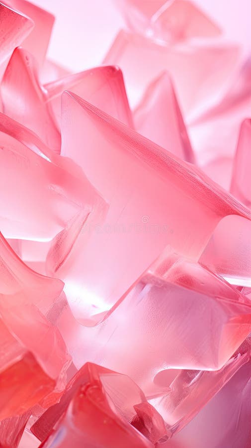 Abstract Ice Pink Background. Translucent Elegant Simplicity Embodied ...