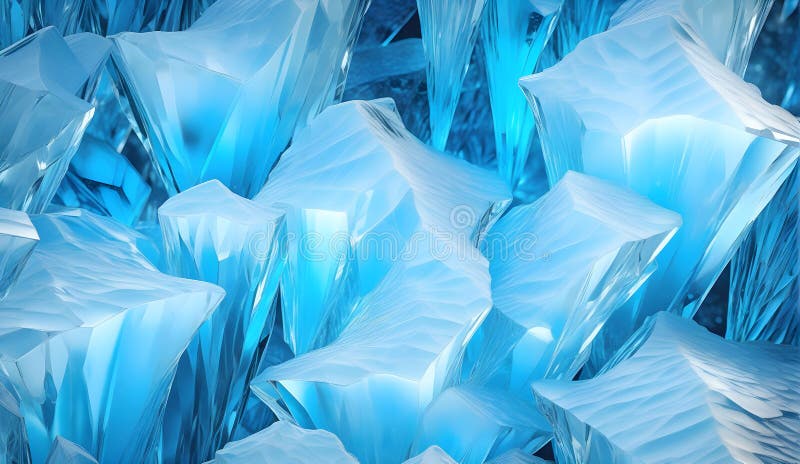 Abstract Ice Texture Graphic Pattern, Icy Winter, Frozen Ice Background ...