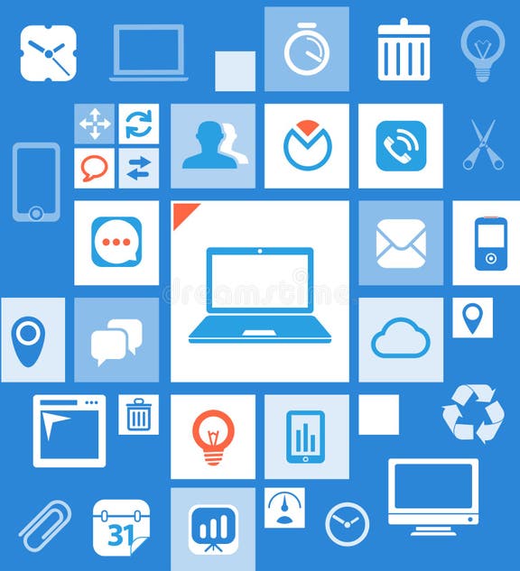 Abstract Icon Interface Template Stock Vector - Illustration of scheme ...