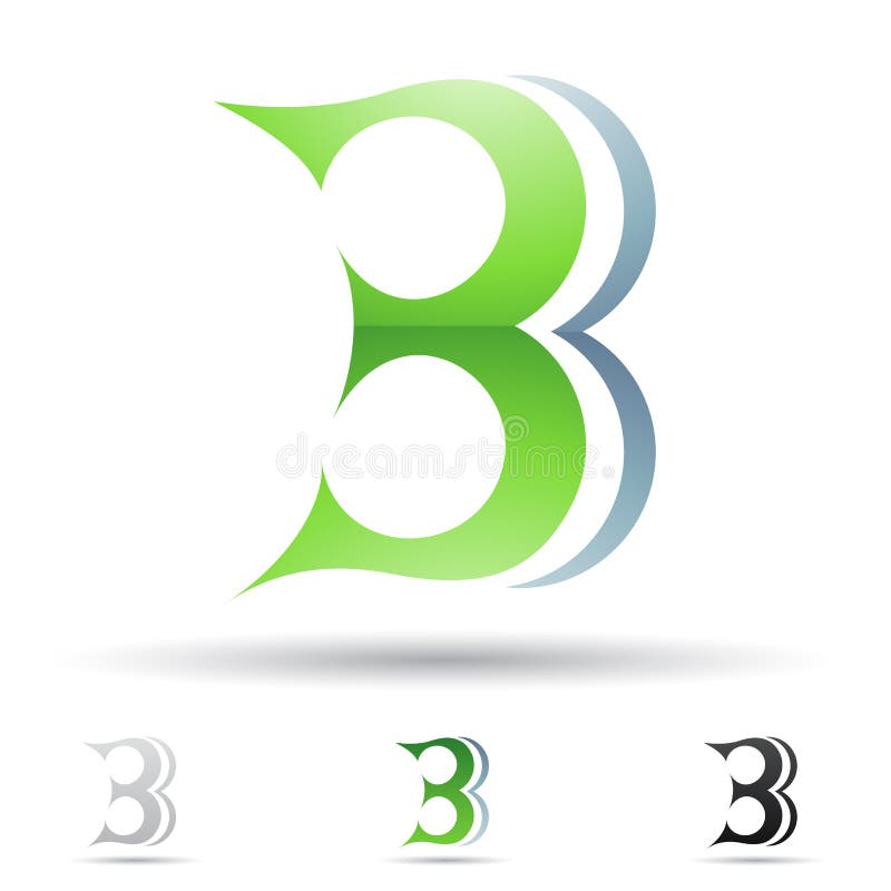 Abstract icon for letter B stock vector. Illustration of logos - 37623098